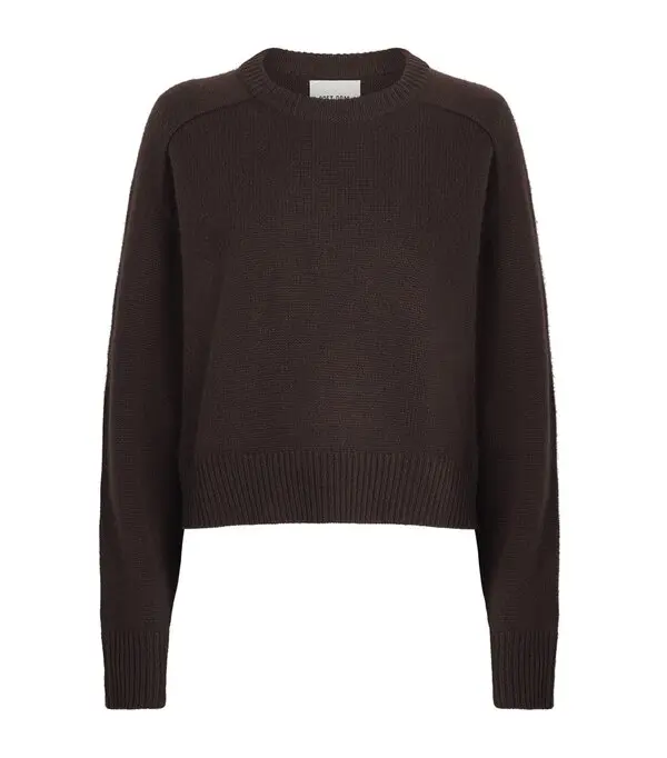 Soft Goat Cashmere Crew-neck Sweater