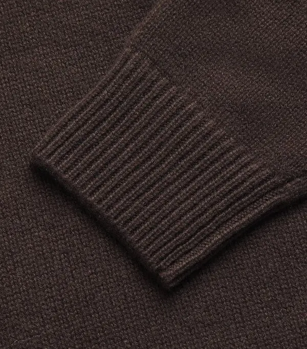 Soft Goat Cashmere Crew-neck Sweater