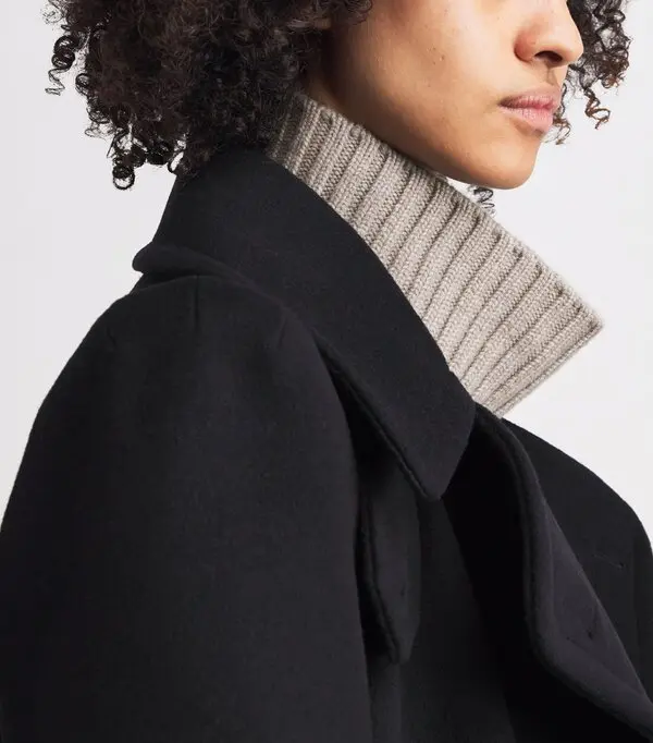 Soft Goat Cashmere Rollneck Girlfriend Sweater