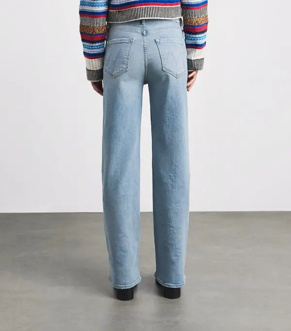 MOTHER Embellished The Kick It Straight Jeans