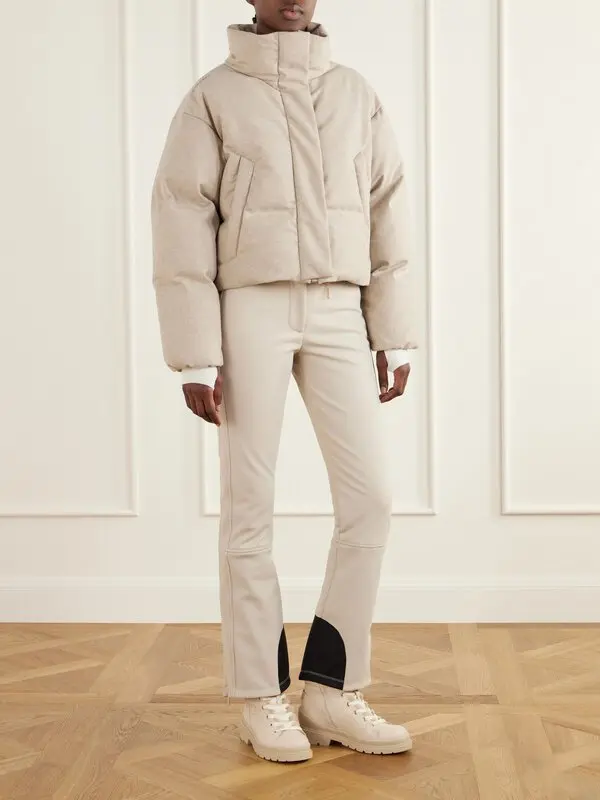 Cordova Sella Belted Bootcut Ski Pants - Neutrals