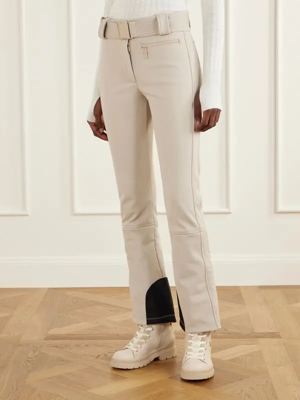 Cordova Sella Belted Bootcut Ski Pants - Neutrals