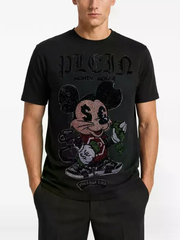 Philipp Plein Money Mouse Rhinestone-embellished T-shirt
