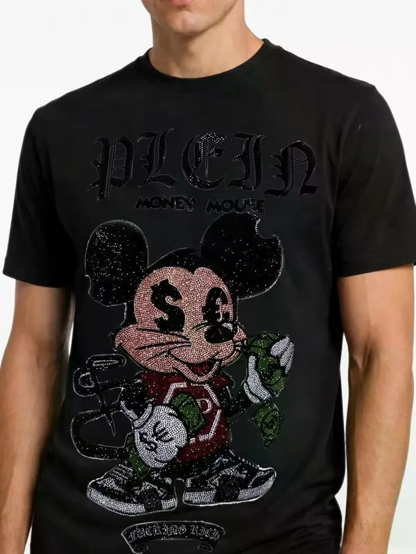 Philipp Plein Money Mouse Rhinestone-embellished T-shirt