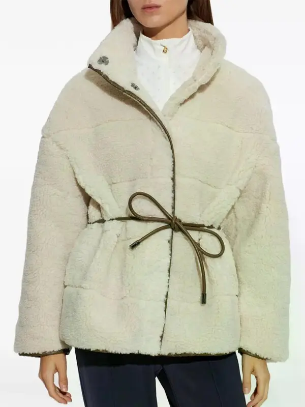 Bogner Kimberly Belted Faux-shearling Jacket