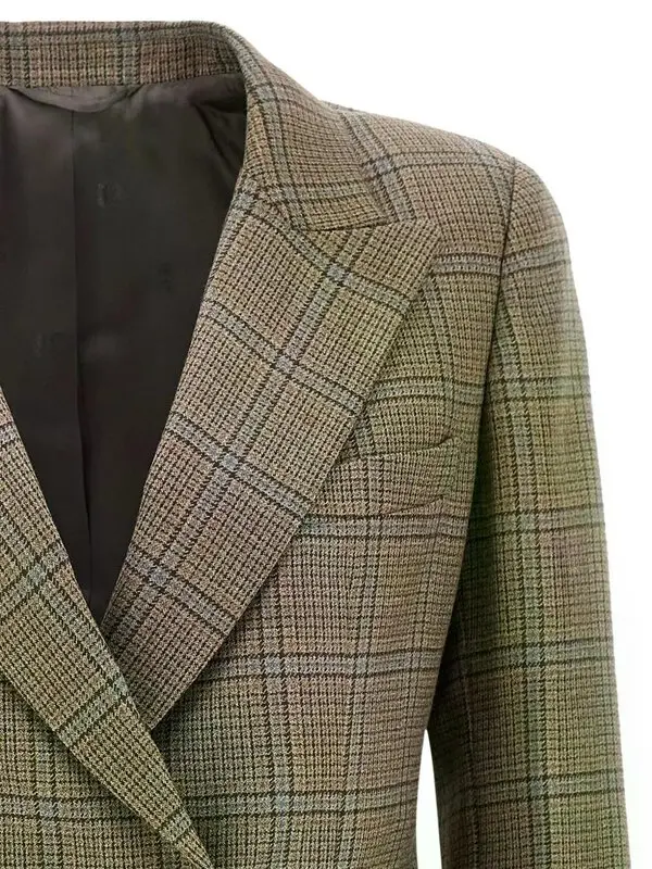 BLAZÉ MILANO Everynight Check-pattern Wool Blazer