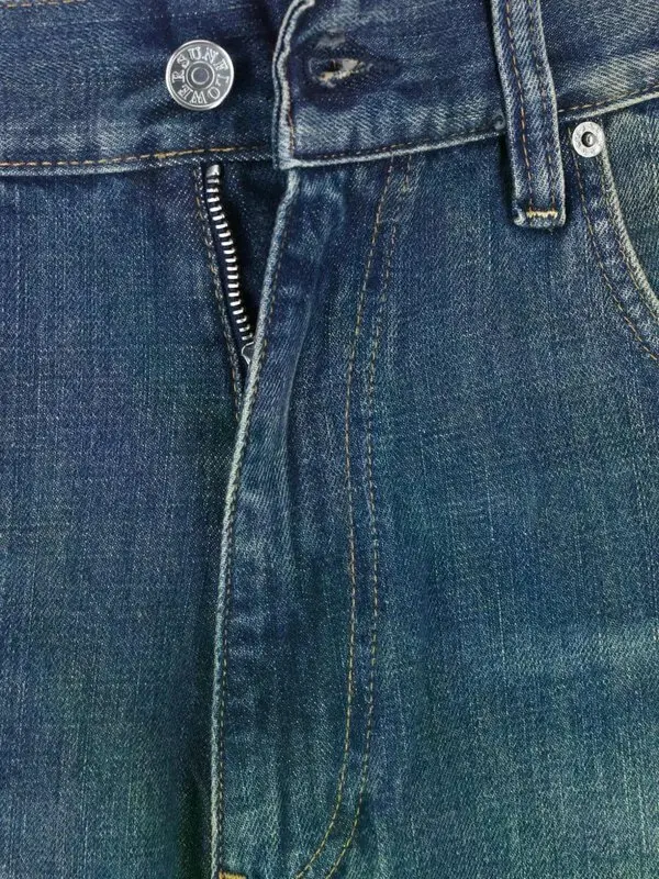 SUNFLOWER Super Wide Faded-effect Jeans