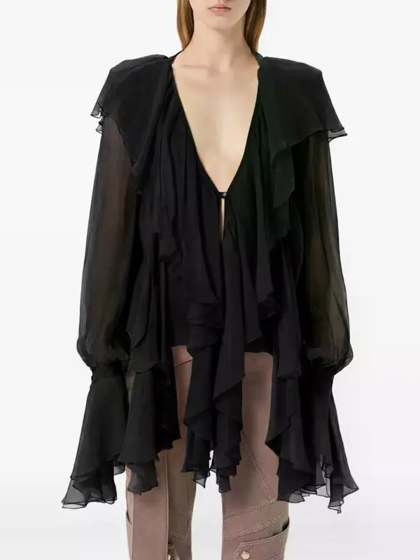 Blumarine Ruffled Blouse