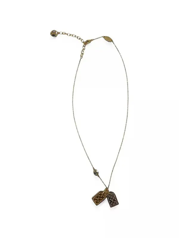 LOUIS VUITTON Nanogram Pendant Necklace