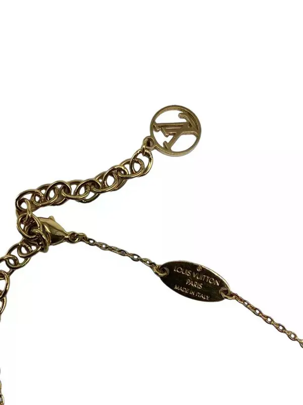 LOUIS VUITTON Nanogram Pendant Necklace