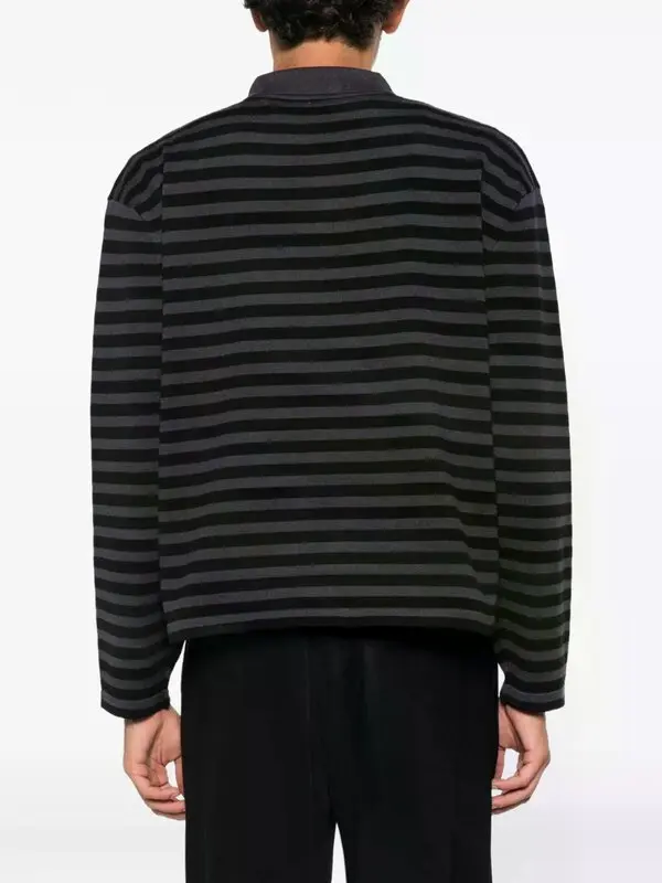 HOUSE OF ERRORS Striped-pattern Polo Shirt