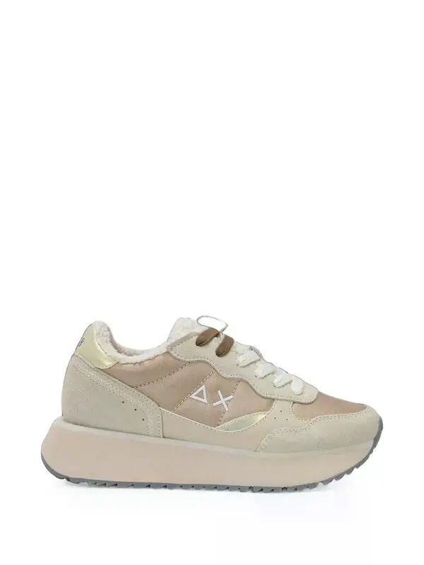 SUN 68 Logo-embroidered Panelled Sneakers