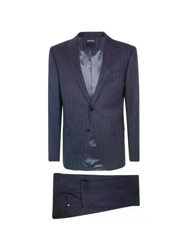 Zegna Pinstripe-pattern Wool Suit