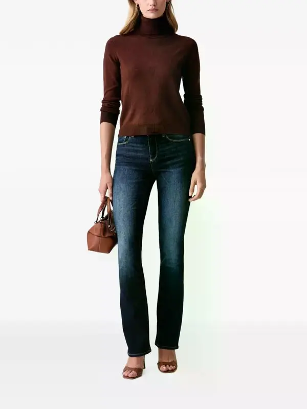 FRACOMINA Faded Bootcut Jeans - Blue