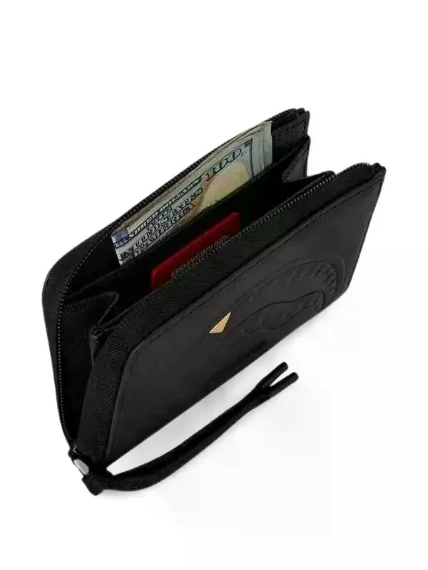 SPRAYGROUND Blacked Out Embossed-tooth Wallet