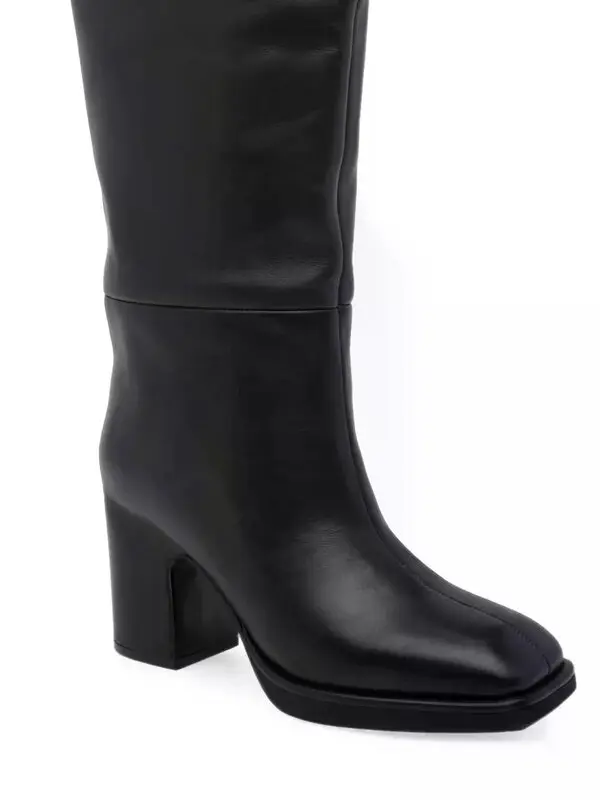 PALOMA BARCELO Ophelia Square-toe Block-heel Boots