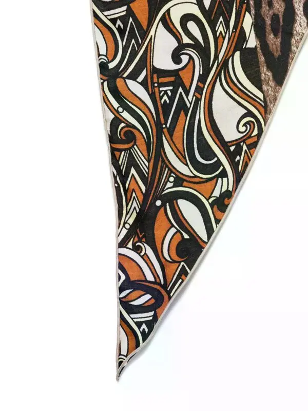 PIERRE-LOUIS MASCIA Aloeuw Mixed-print Scarf