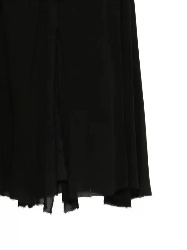 Kristensen Du Nord Raw-edge Flared Skirt