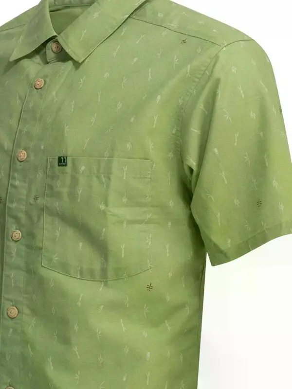 MONTBELL Take Bamboo-print Short-sleeved Shirt