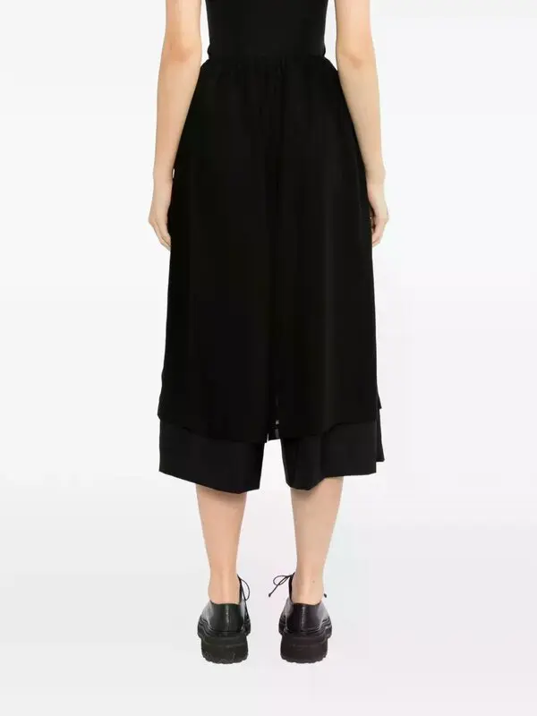 Comme Des Garçons Layered Wide-leg Trousers