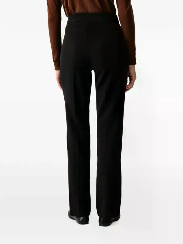FRACOMINA Pressed-crease Logo-plaque Trousers