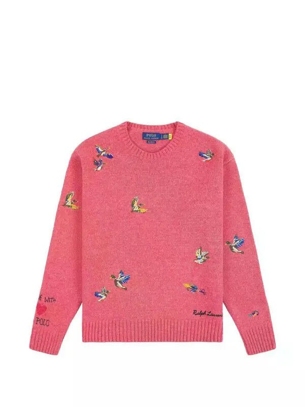 Polo Ralph Lauren Duck-embroidered Sweater