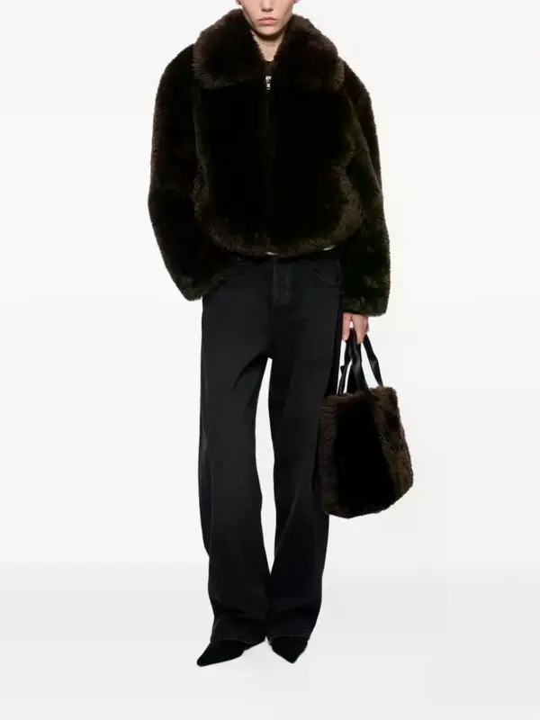 STAND STUDIO Aya Faux-fur Jacket