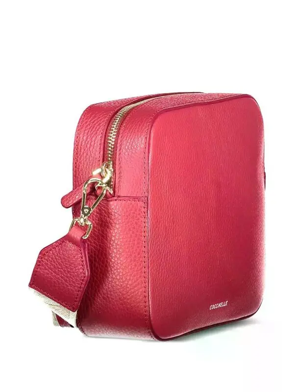 COCCINELLE Grained Leather Shoulder Bag