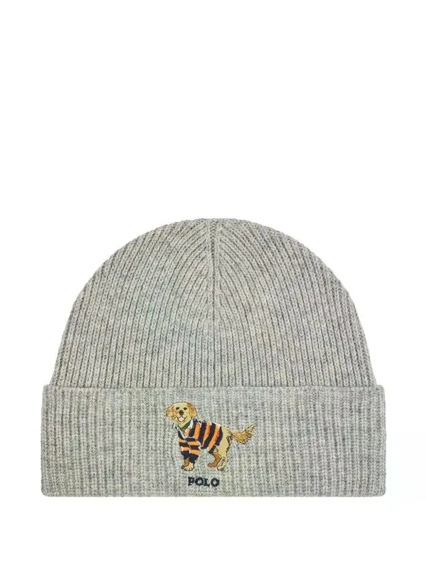 Polo Ralph Lauren Golden Retriever Beanie - Grey