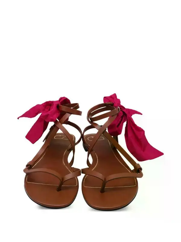 Valentino Garavani Ribbon Strappy Sandals