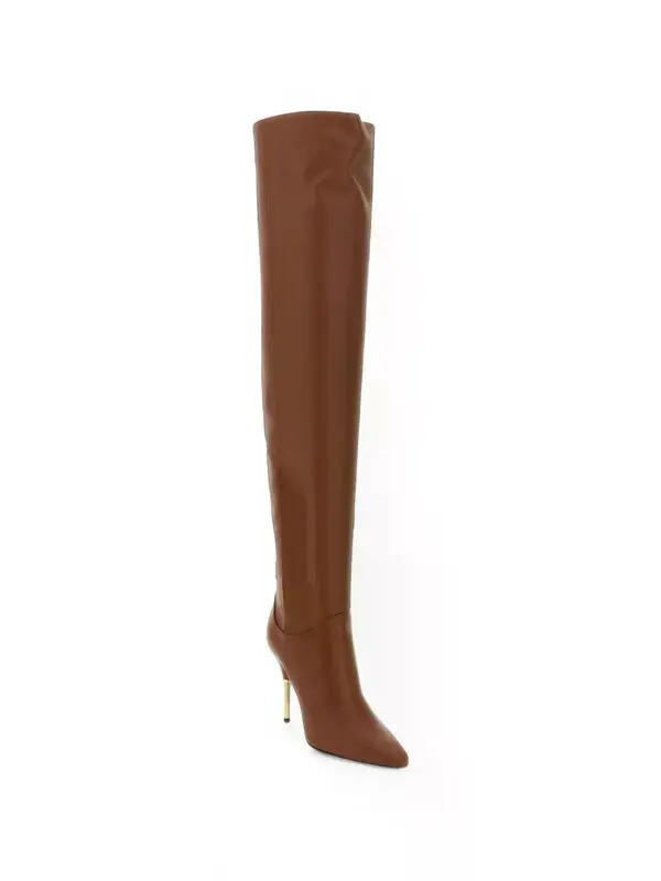Valentino Garavani Deboot Over-the-knee Calfskin Boots 105mm