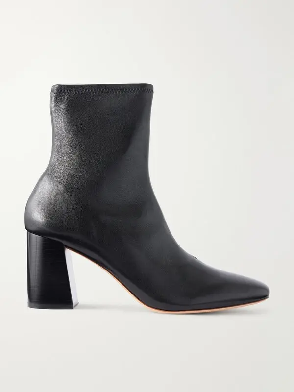 LOEFFLER RANDALL Elise Leather Ankle Boots