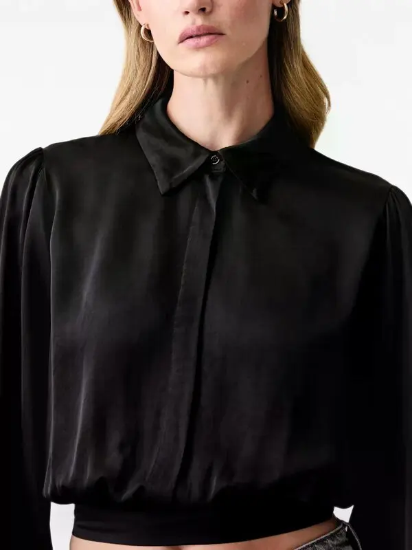 FRACOMINA Cropped Long-sleeve Shirt