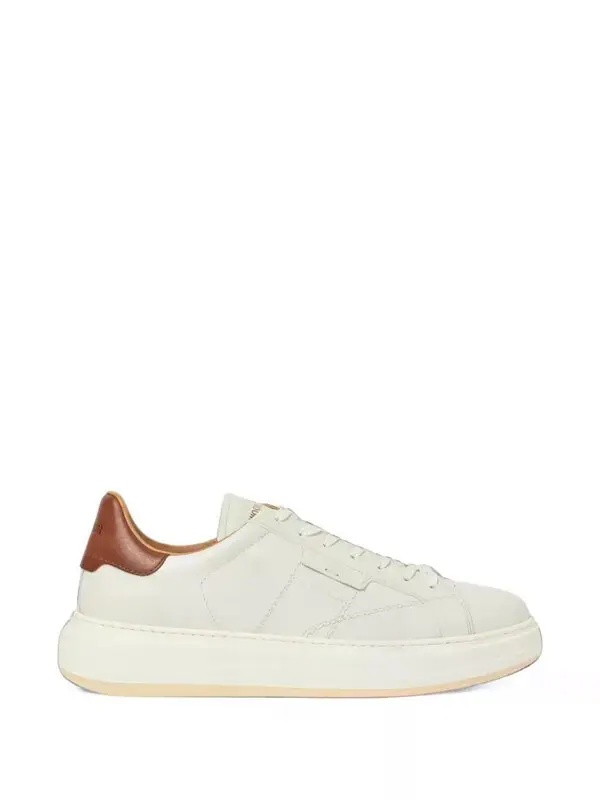 Woolrich Arrow Logo-embossed Leather Sneakers