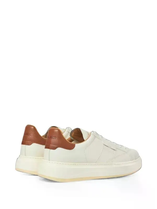 Woolrich Arrow Logo-embossed Leather Sneakers
