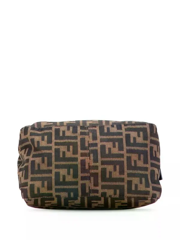 Fendi 20th Century Zucca Canvas Double Flap Shoulder Bag