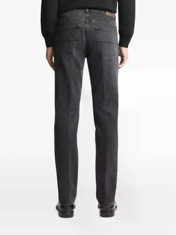 FAY Logo-patch Five-pocket Jeans