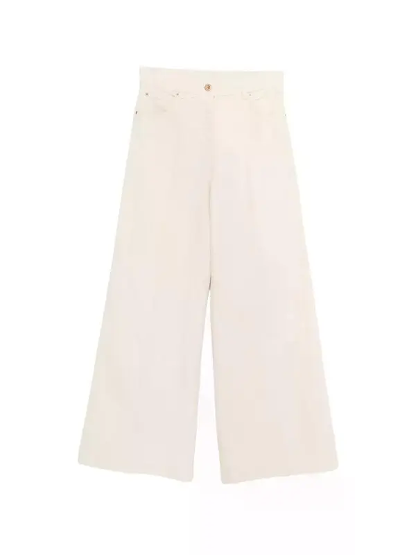 Aspesi Wide-leg Jeans - Neutrals