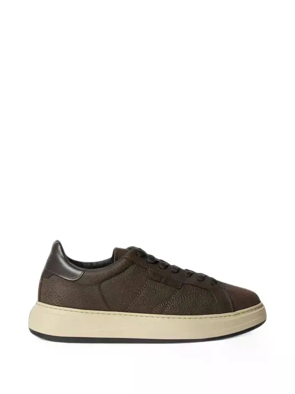Woolrich Grained Leather Sneakers