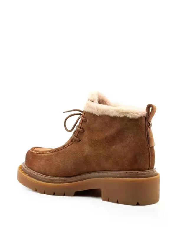 Ash Demi Lace-up Ankle Boots - Neutrals