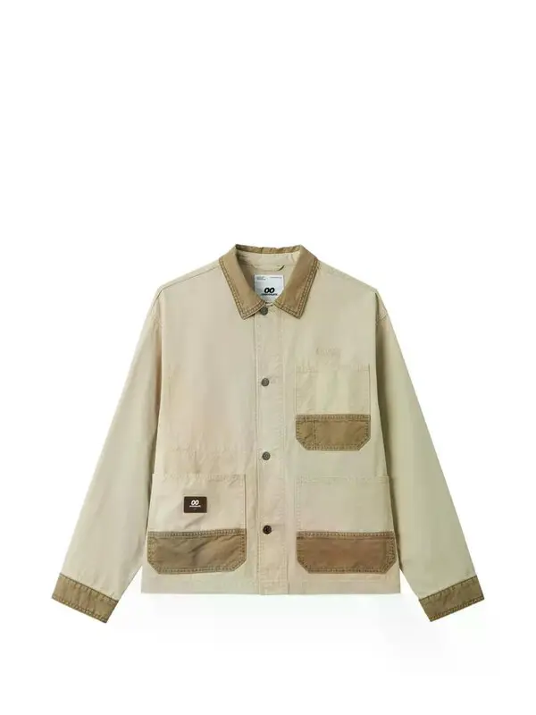 CHOCOOLATE Panelled Corduroy-collar Jacket