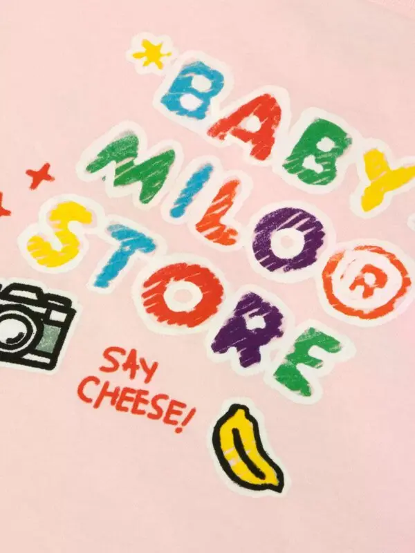 A BATHING APE Baby Milo Graphic-print T-shirt