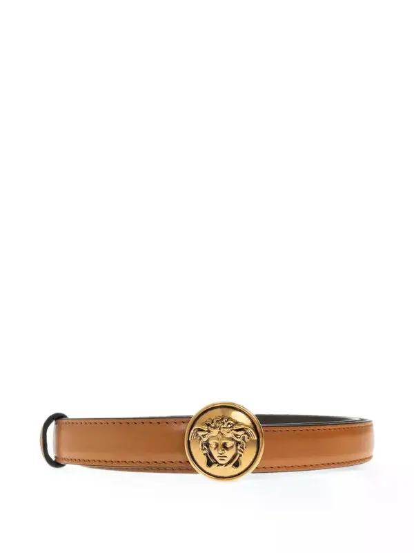 Versace Leather Belt - Brown