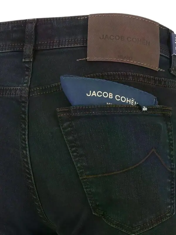 Jacob Cohen Logo-patch Straight-leg Jeans