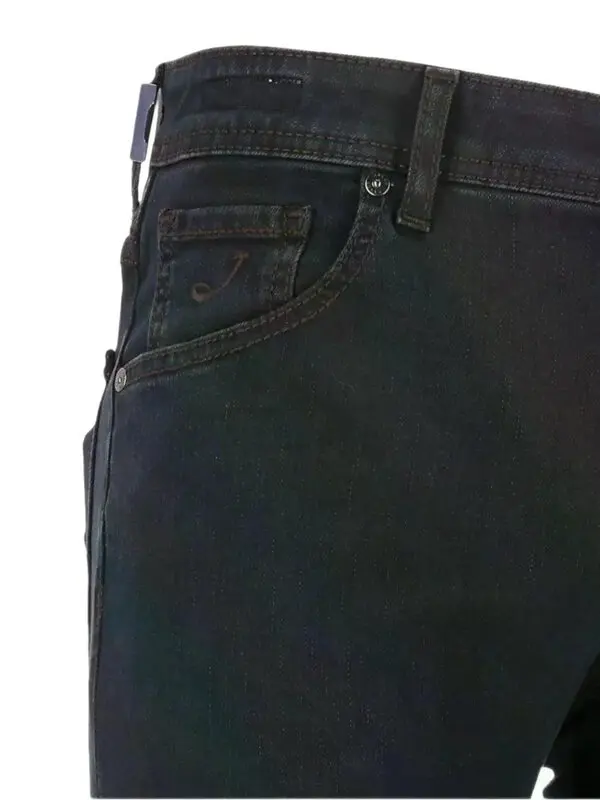Jacob Cohen Logo-patch Straight-leg Jeans