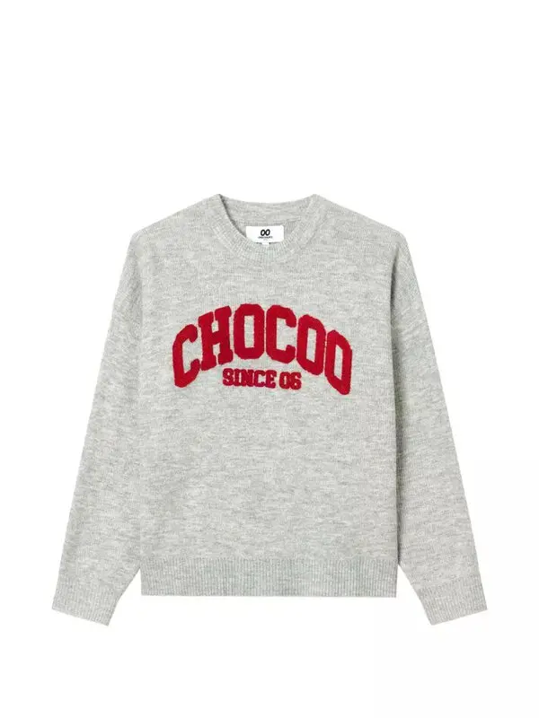 CHOCOOLATE Logo-patch Crew-neck Sweater