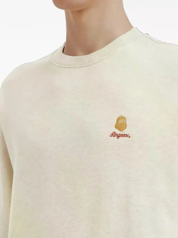 FINGERCROXX Bigfoot Logo-embroidered Sweatshirt