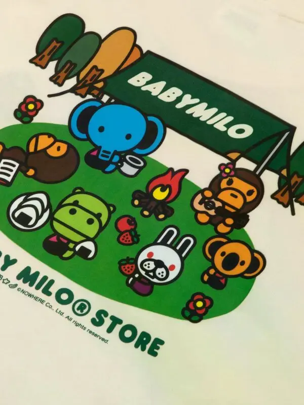 A BATHING APE Baby Milo Graphic-print T-shirt