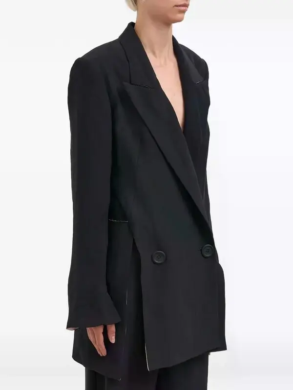 ALESSANDRA MARCHI Double-breasted Asymmetric Jacket