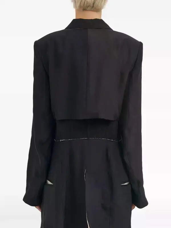 ALESSANDRA MARCHI Double-breasted Asymmetric Jacket